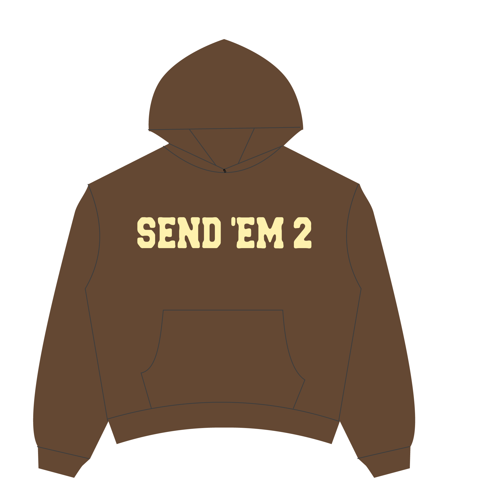 Heaven Arc Logo Hoodie Brown – HEAVEN